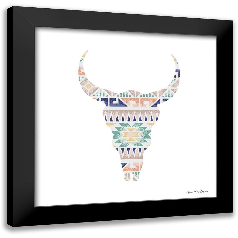 Seven Trees Design 15x15 Black Modern Framed Museum Art Print Titled ...