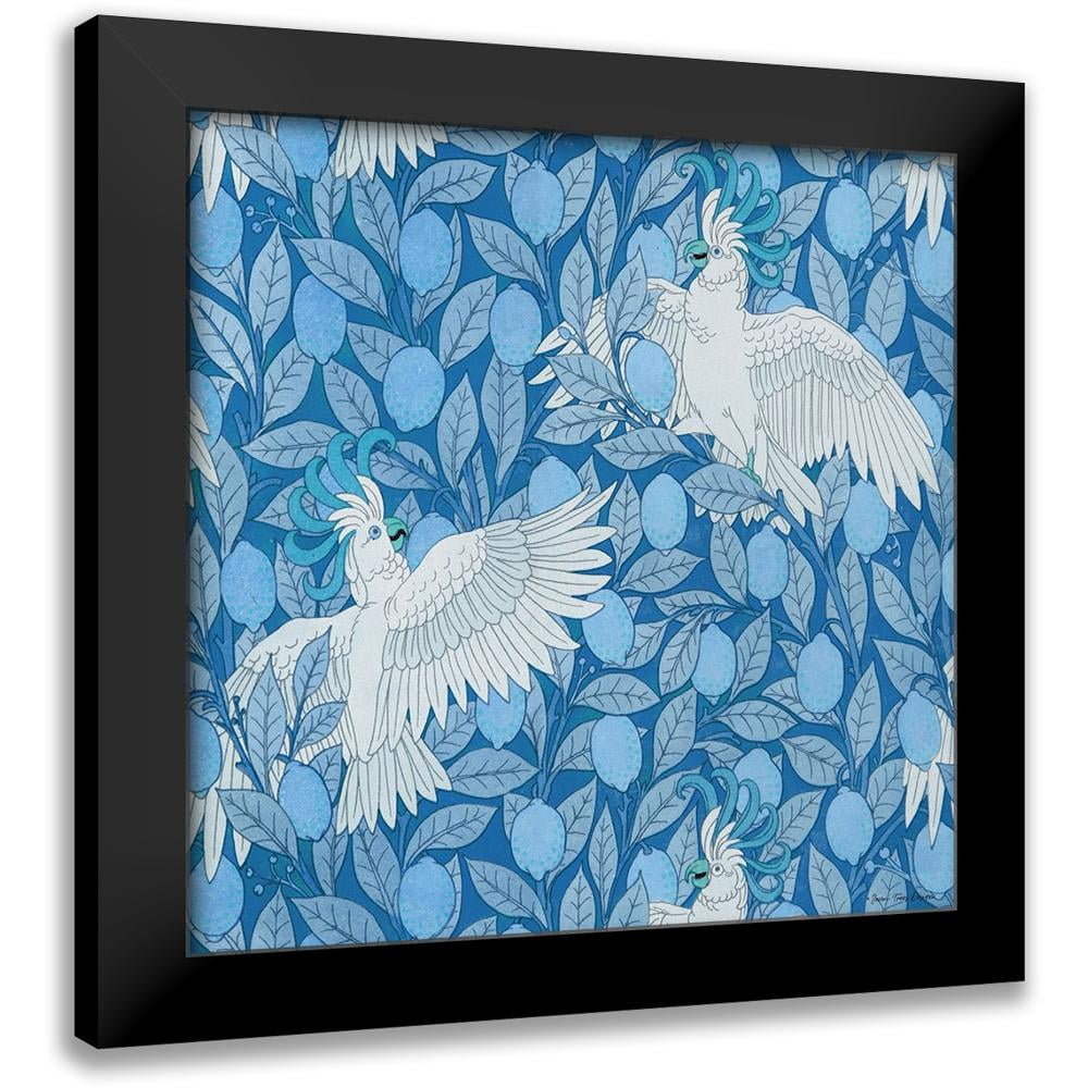 Seven Trees Design 15x15 Black Modern Framed Museum Art Print Titled ...