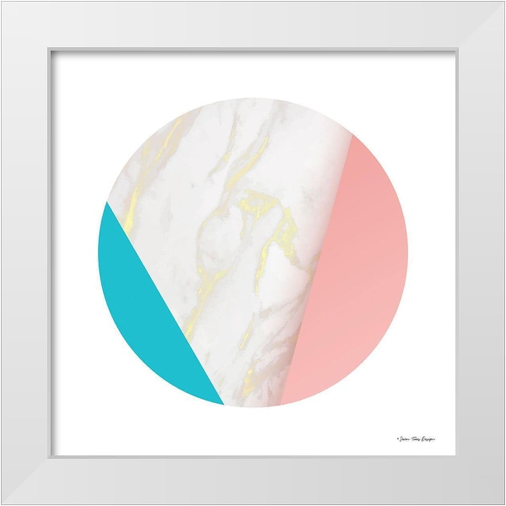 Seven Trees Design 15x15 White Modern Wood Framed Museum Art Print ...