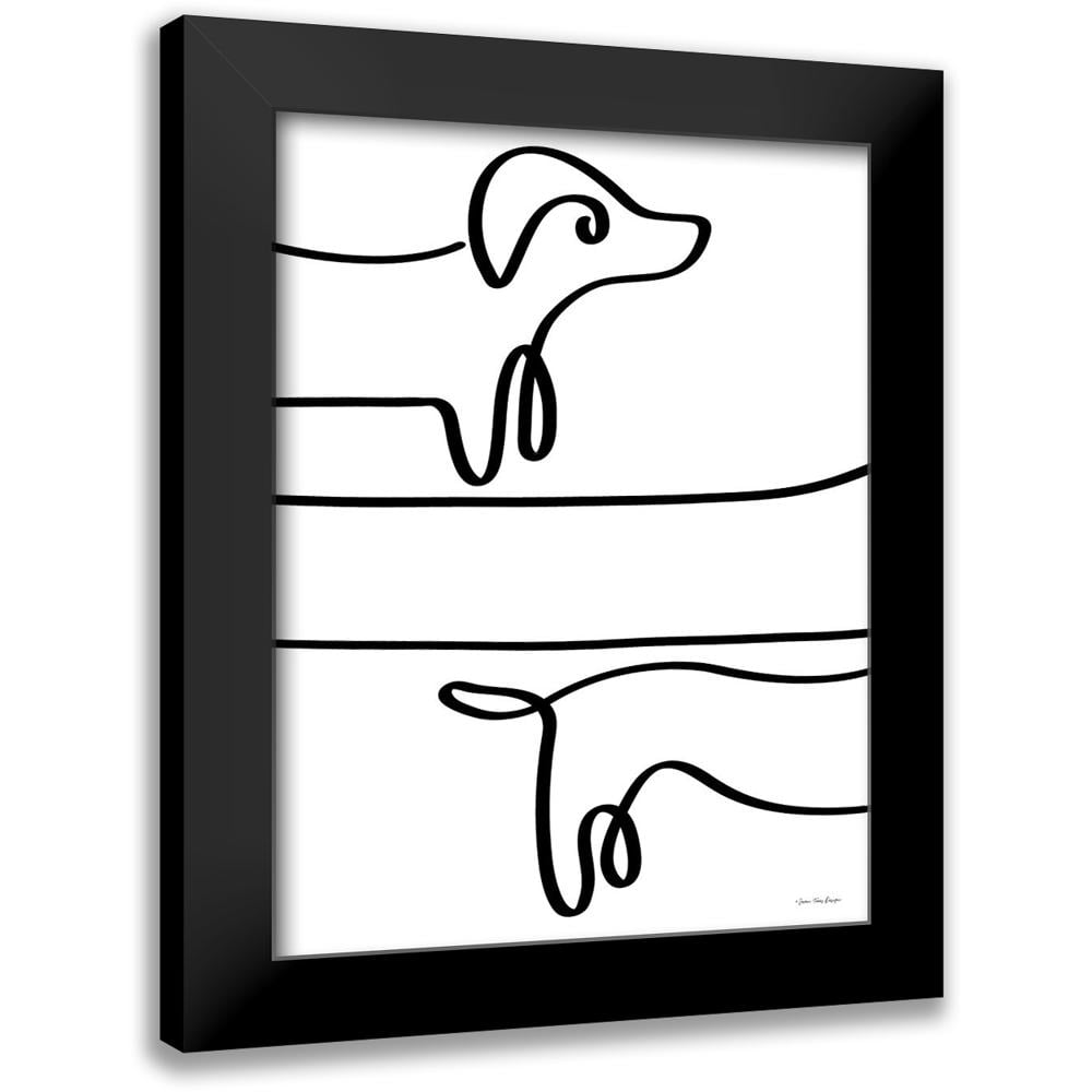 Seven Trees Design 15x18 Black Modern Framed Museum Art Print Titled ...