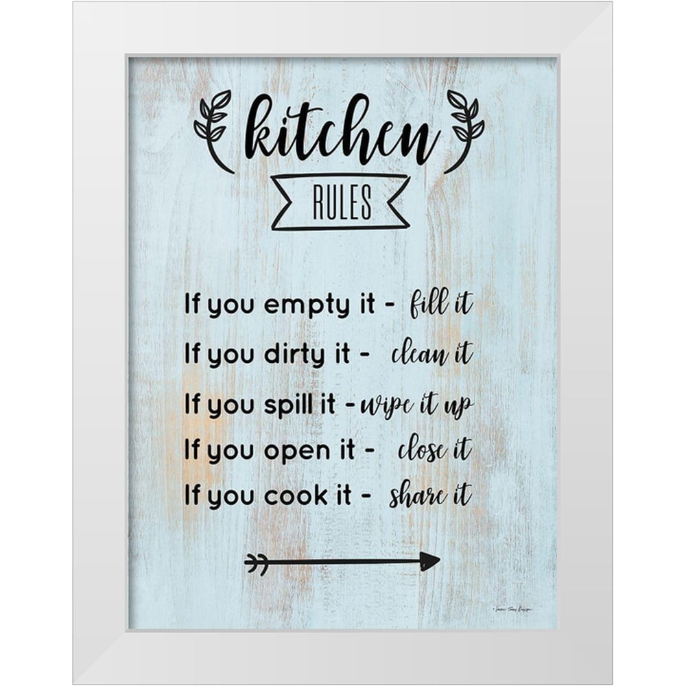 Seven Trees Design 15x18 White Modern Wood Framed Museum Art Print ...