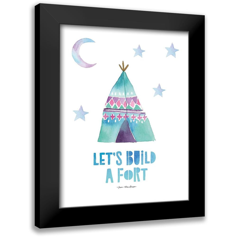 Seven Trees Design 19x24 Black Modern Framed Museum Art Print Titled ...