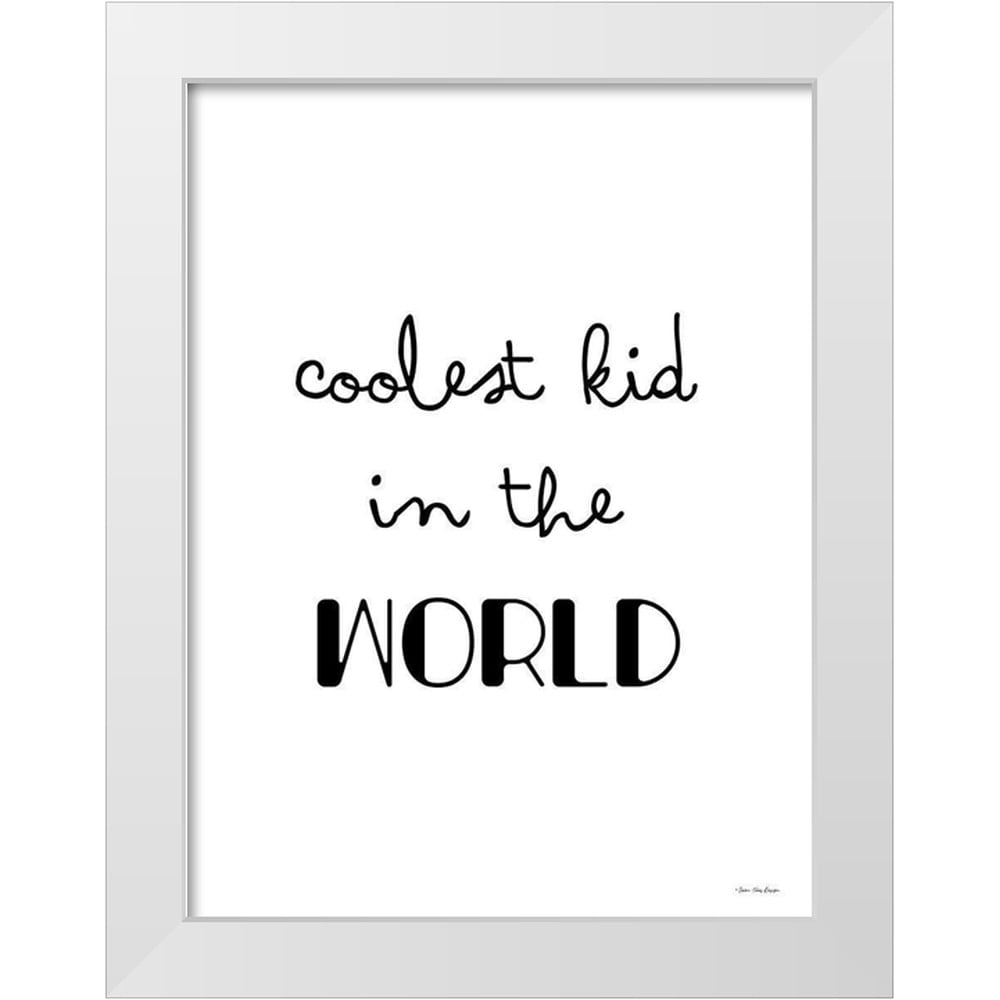 Seven Trees Design 19x24 White Modern Wood Framed Museum Art Print ...