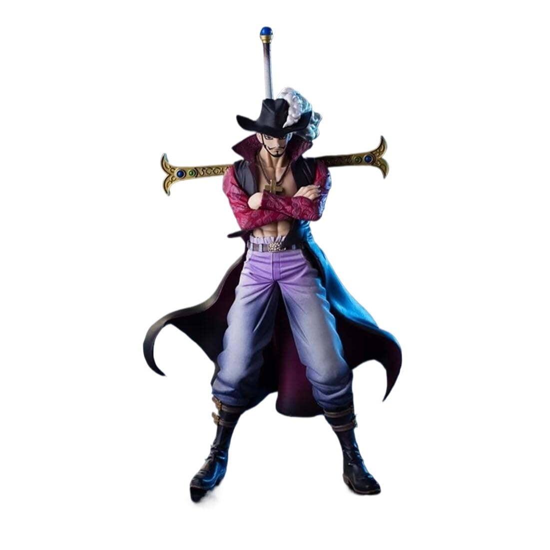 Seven Warlords Of The Sea Dracule Mihawk Character Anime Model Statue ...