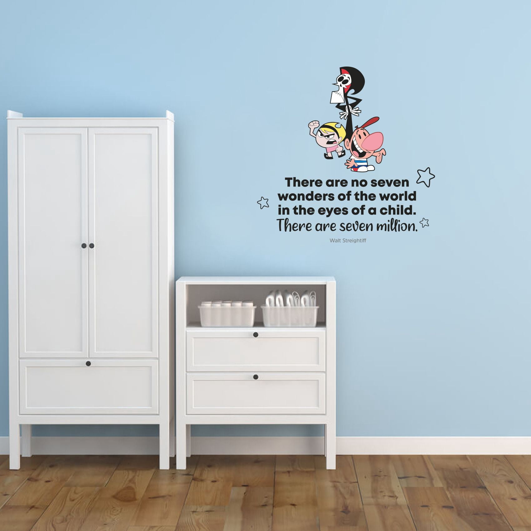 Seven Wonder Billy Mandy Grim Quote Cartoon Quotes Decors Wall Sticker ...