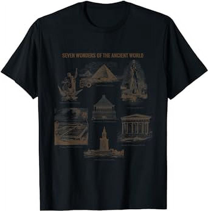 Seven Wonders of the Ancient World History T-Shirt - Walmart.com
