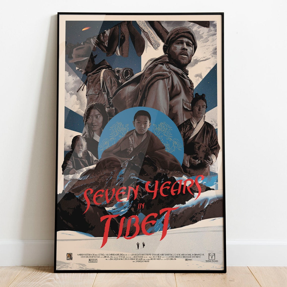 Seven Years In Tibet. Film Poster. Movie Poster. Alternative Film ...