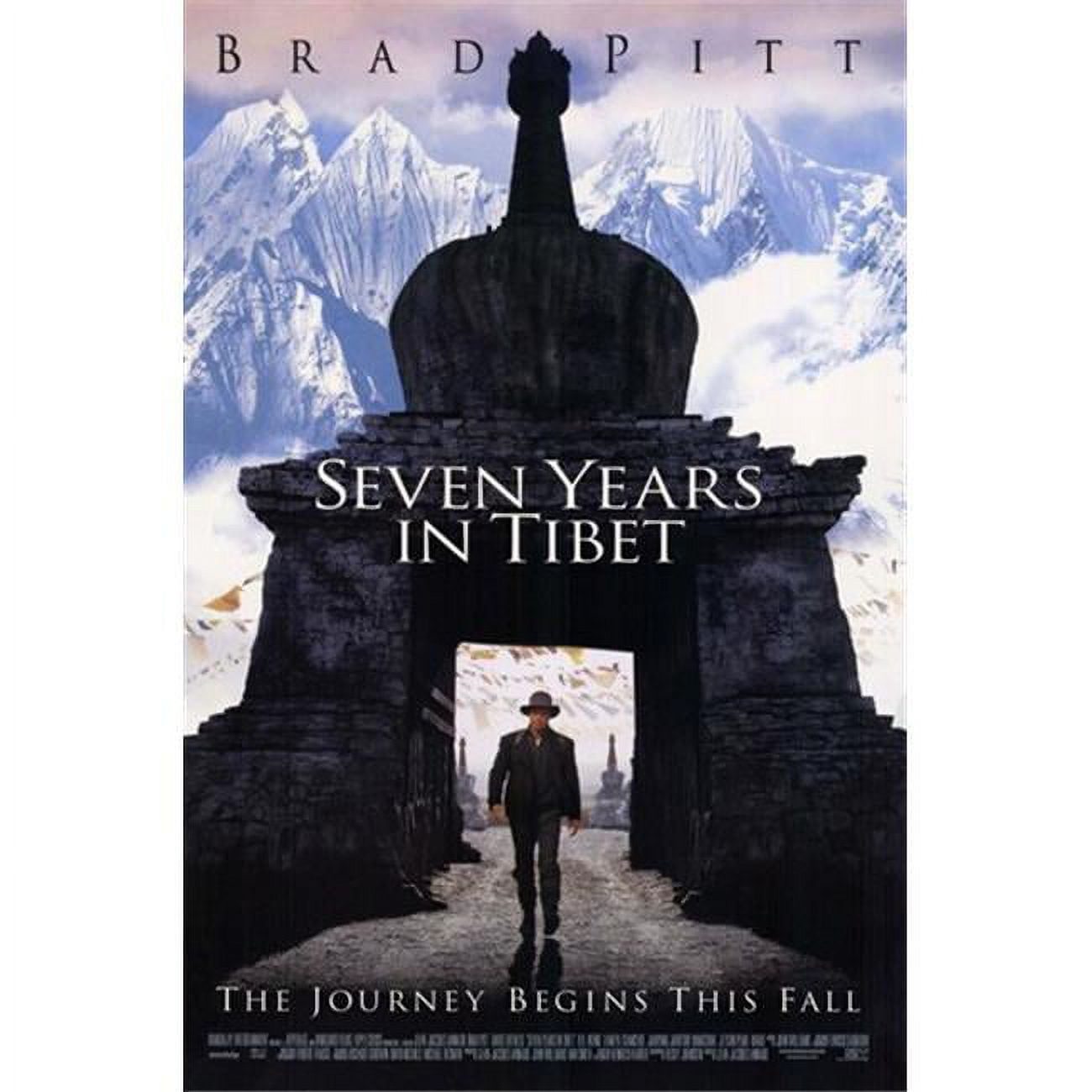 Seven Years in Tibet Movie Poster - 11 x 17 in. - Walmart.com