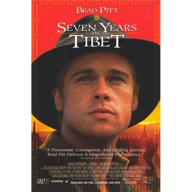 Seven Years in Tibet Movie Poster (11 x 17) - Walmart.com