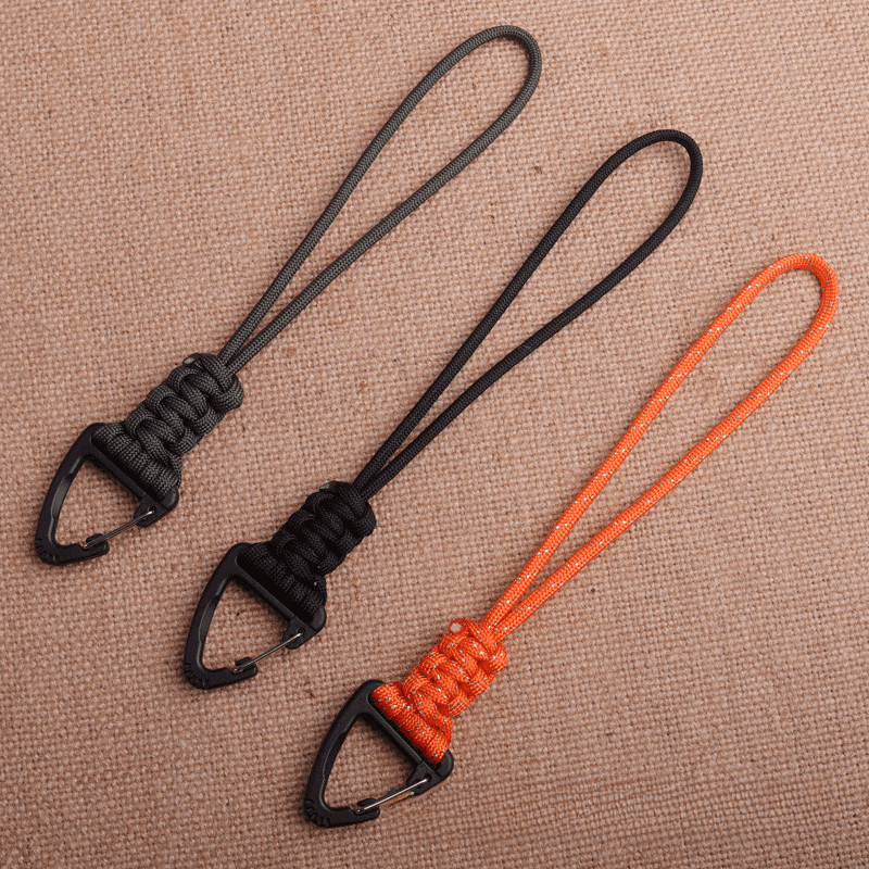 Seven-core Umbrella Rope Handmade Triangle Hanging Hand Rope Keychain ...