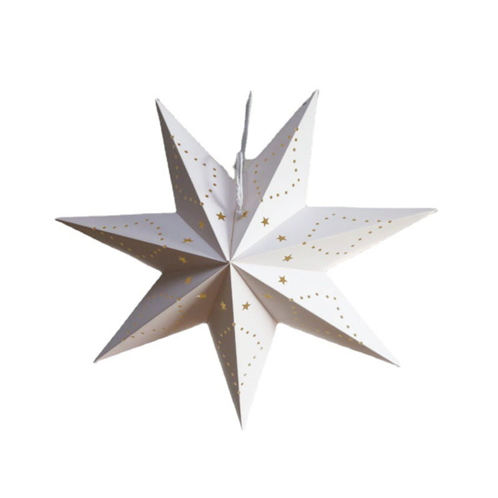 Seven pointed Star Paper Lantern Christmas Star Christmas Seven pointed ...