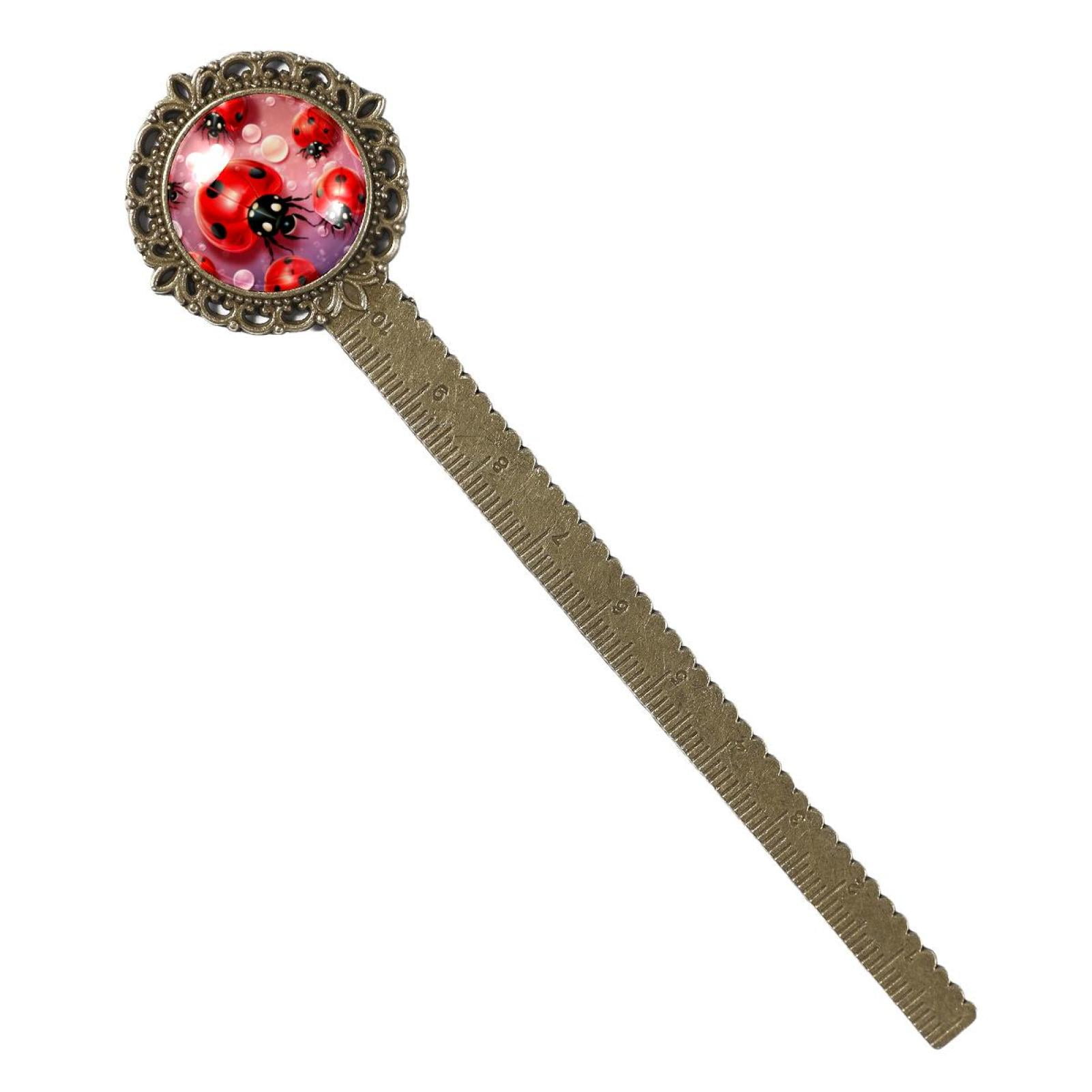 Seven-star ladybug Bookmarks in Antique Bronze: Reading Accessories and ...