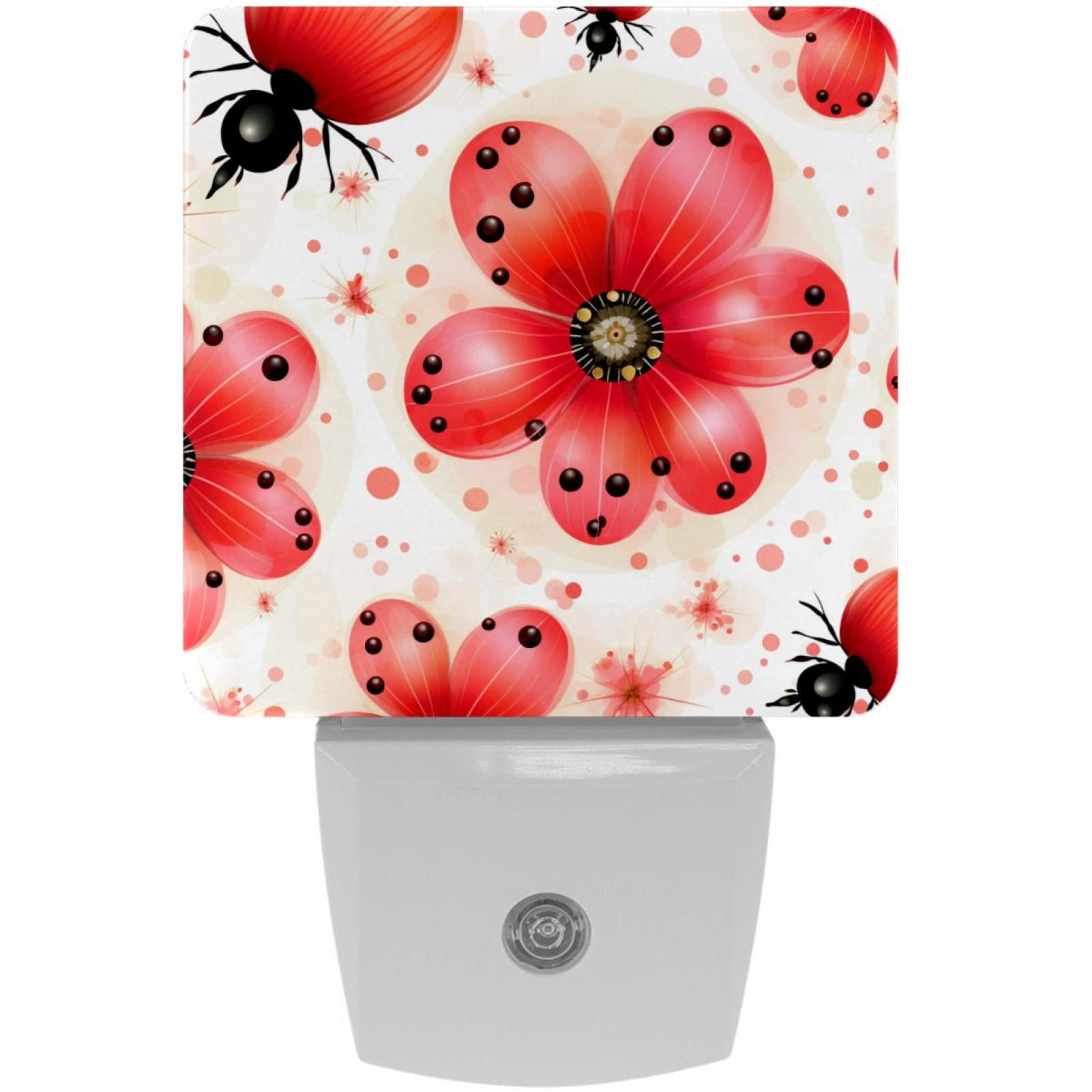 Seven-star ladybug LED Square Night Light - Modern and Stylish Plug-in ...