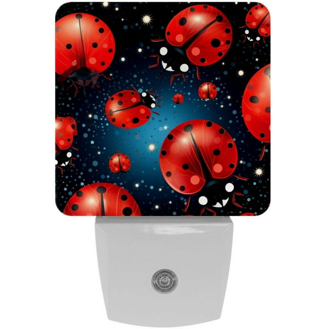 Seven-star ladybug LED Square Night Lights - Modern and Versatile Plug ...