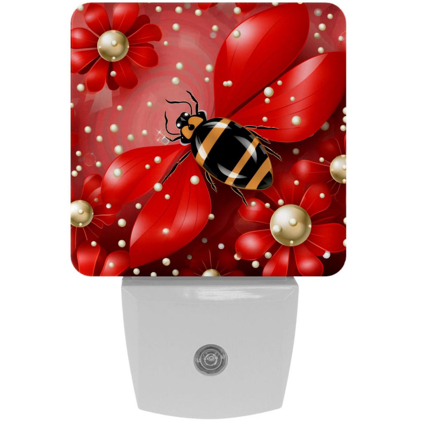 Seven-star ladybug LED Square Night Lights - Portable and Stylish for ...