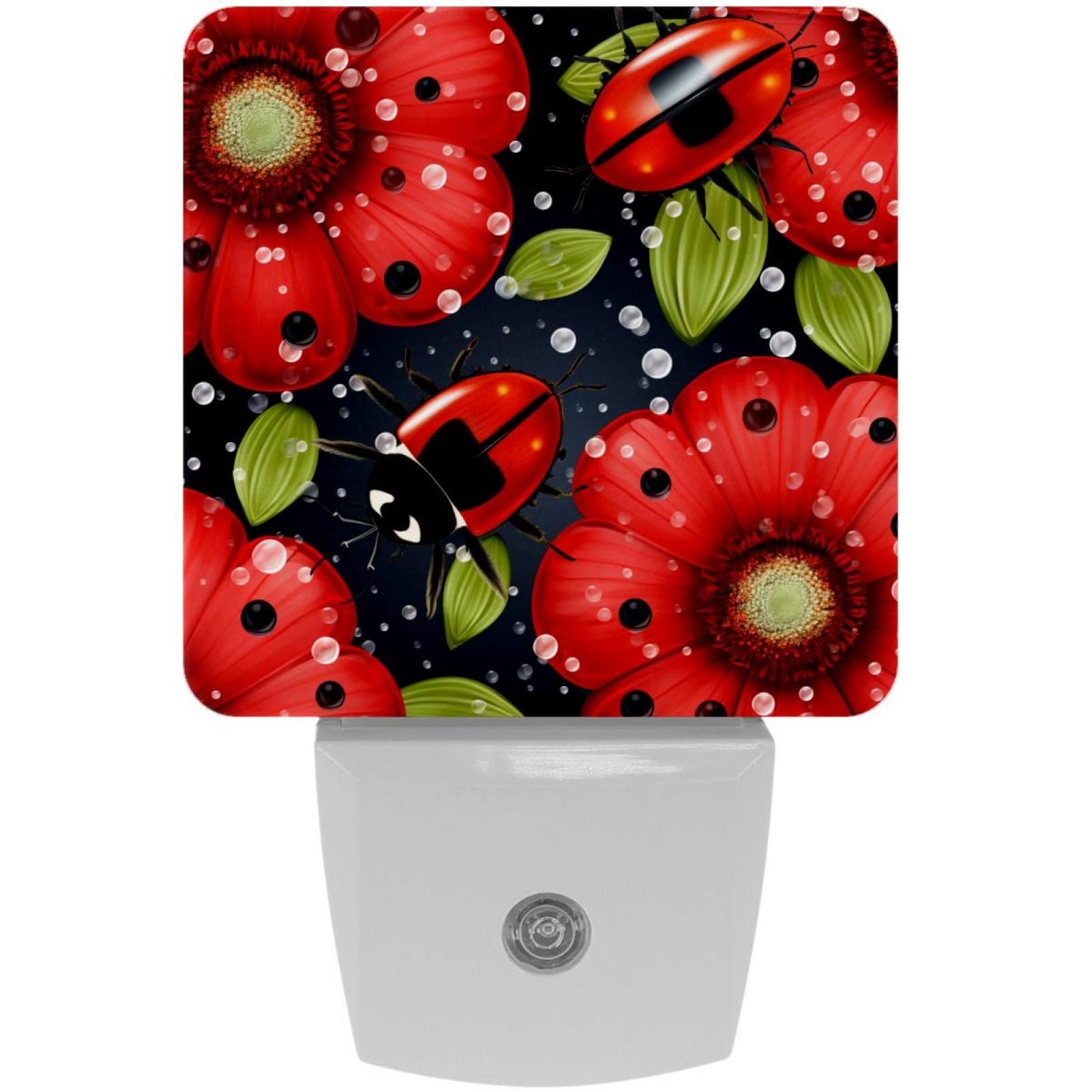 Seven-star ladybug Square LED Night Lights - Small, Portable, and ...