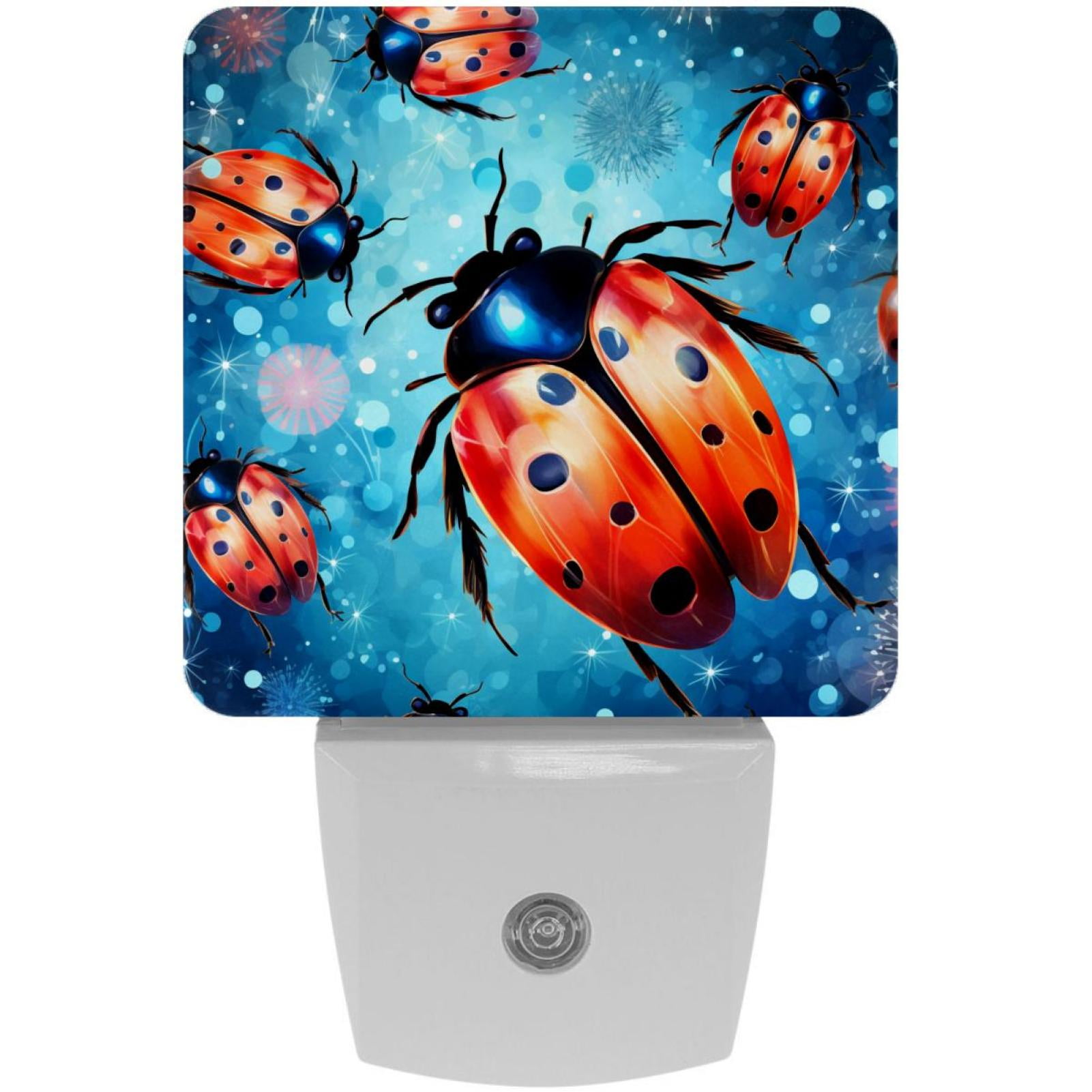 Seven-star ladybug Square LED Night Lights - Small, Portable Lighting ...