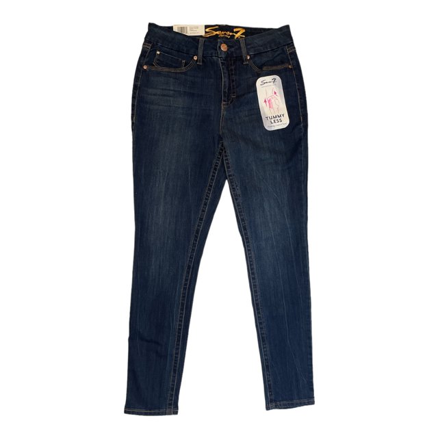 Seven7 Women's High Rise Tummy Control Skinny Jeans, Shape-Contouring ...