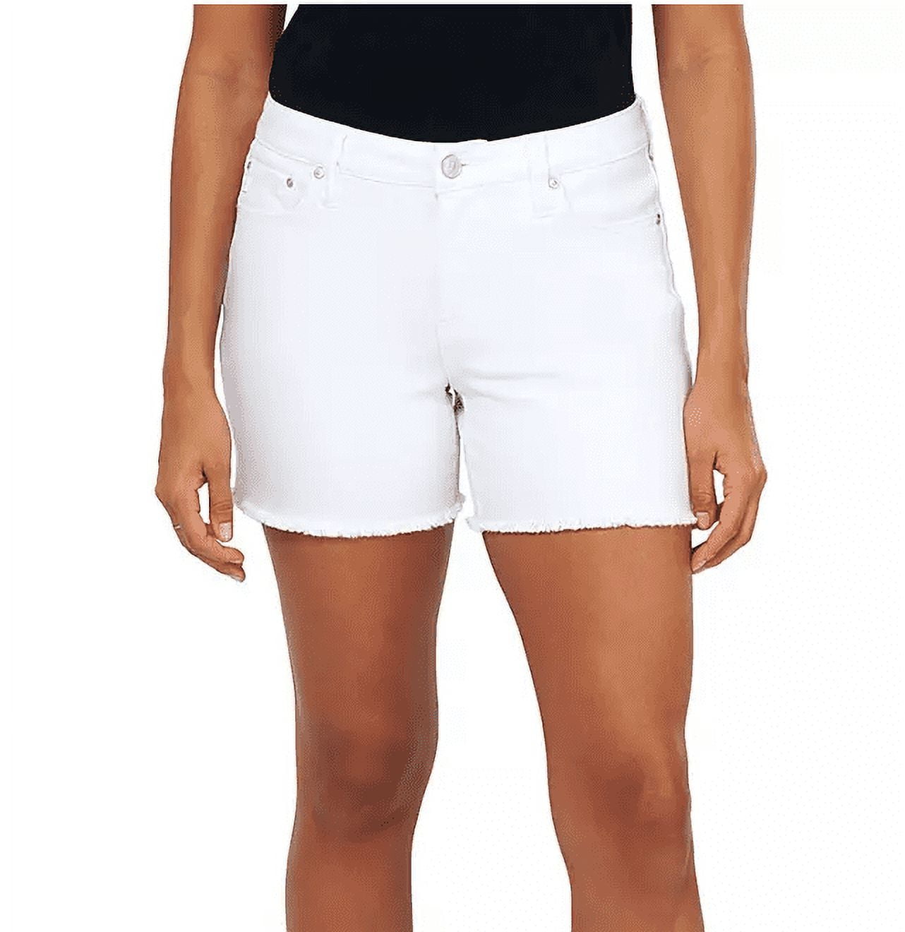 Seven7 Women's Weekend Short White 14 - Walmart.com
