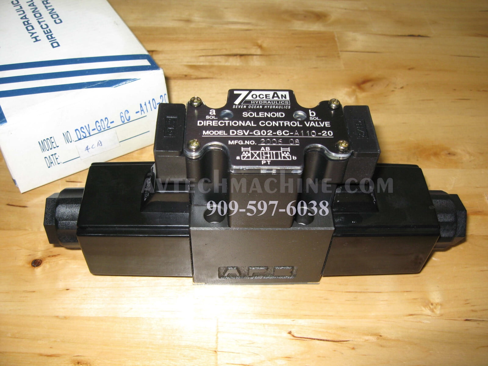 SevenOcean Hydraulic Solenoid Valve DSV-G02-6C-A110 - Walmart.com