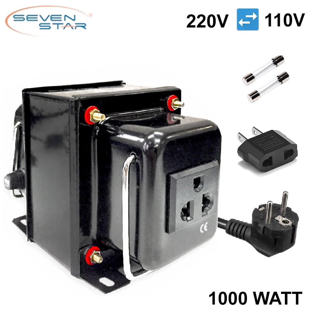 SevenStar THG-1000 UD Watt 220V/110V Step Up/Down Voltage Converter ...