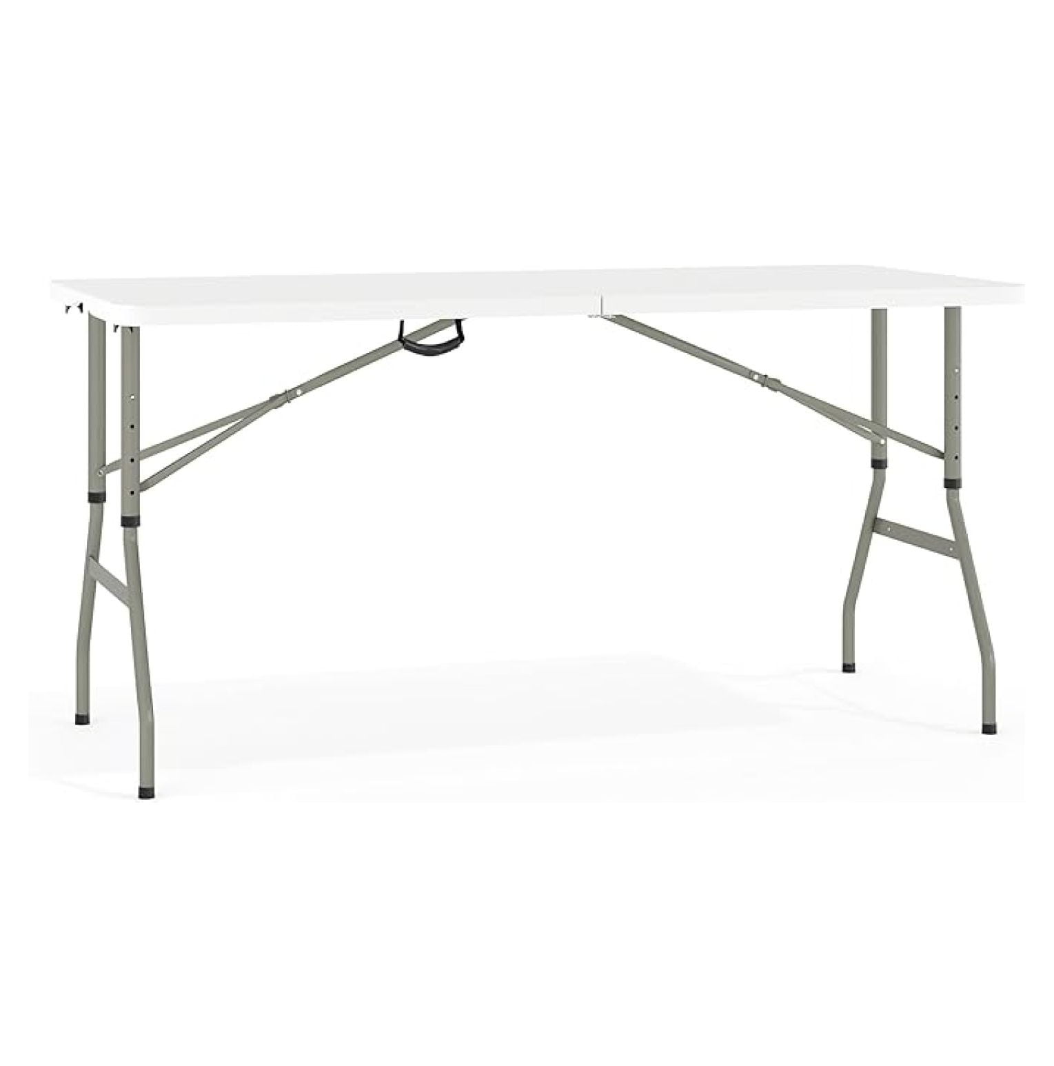 SevenThree 5 Foot Height Adjustable Bi Fold Granite White Plastic ...