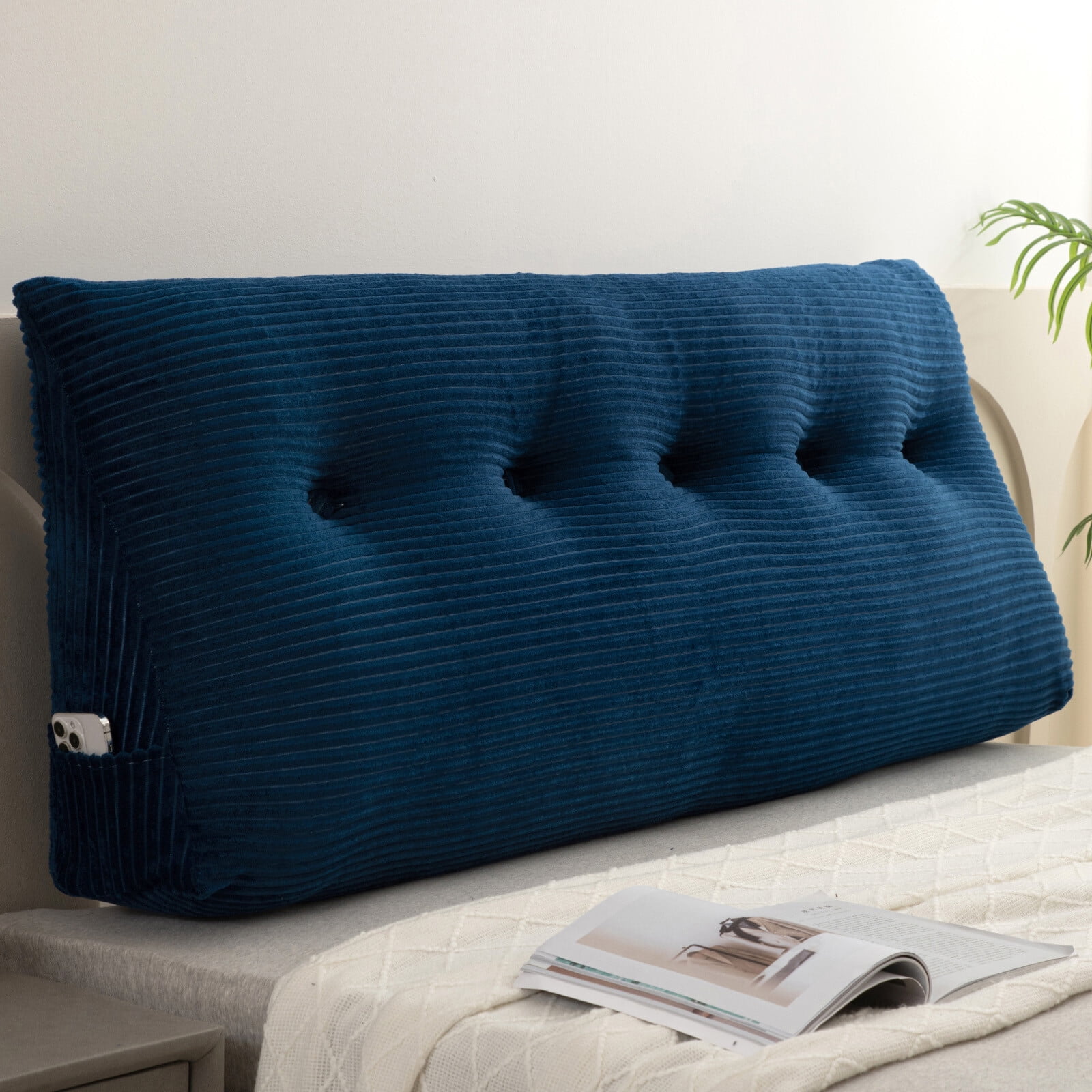 SevenThree Headboard Wedge Pillow Bed Rest Reading Pillow Daybed ...