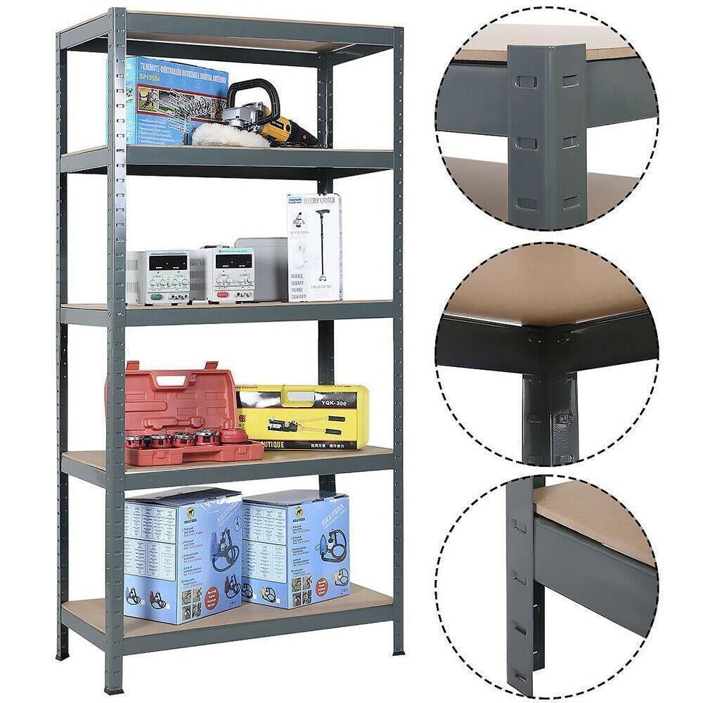 SevenThree Metal Rack Shelving Storage Garage Shelving Unit Heavy Duty ...