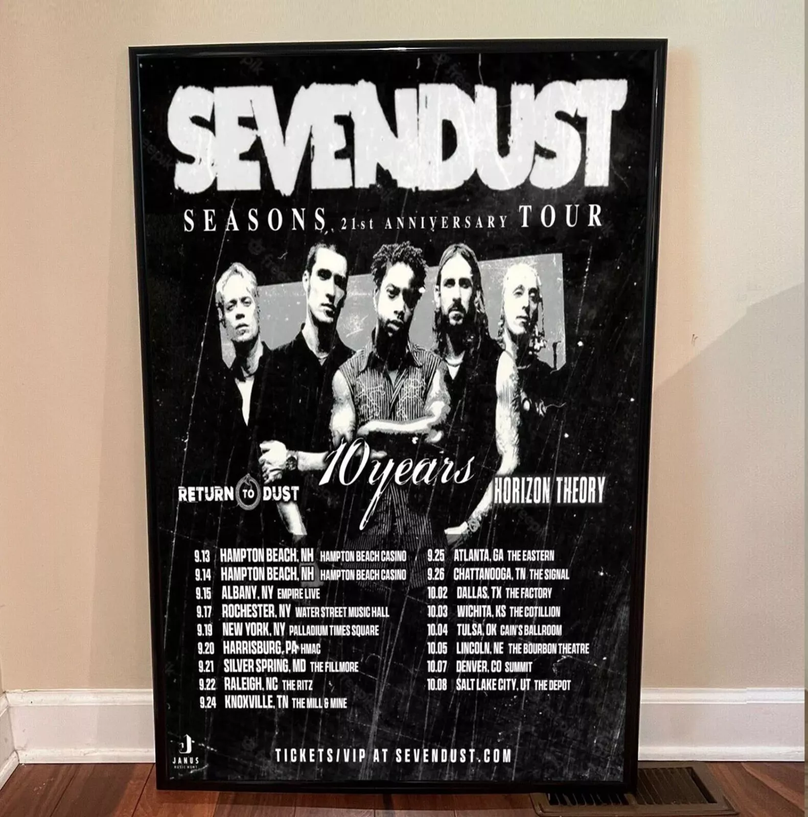 Sevendust - Tour 2024 Poster - Walmart.com