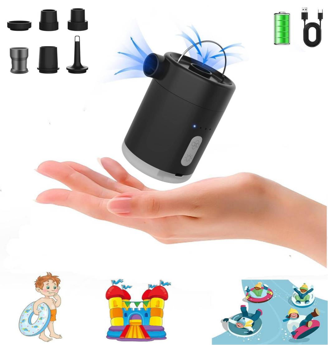 Teblint Electric Air Pump, Portable Air Pump for Inflatables ...