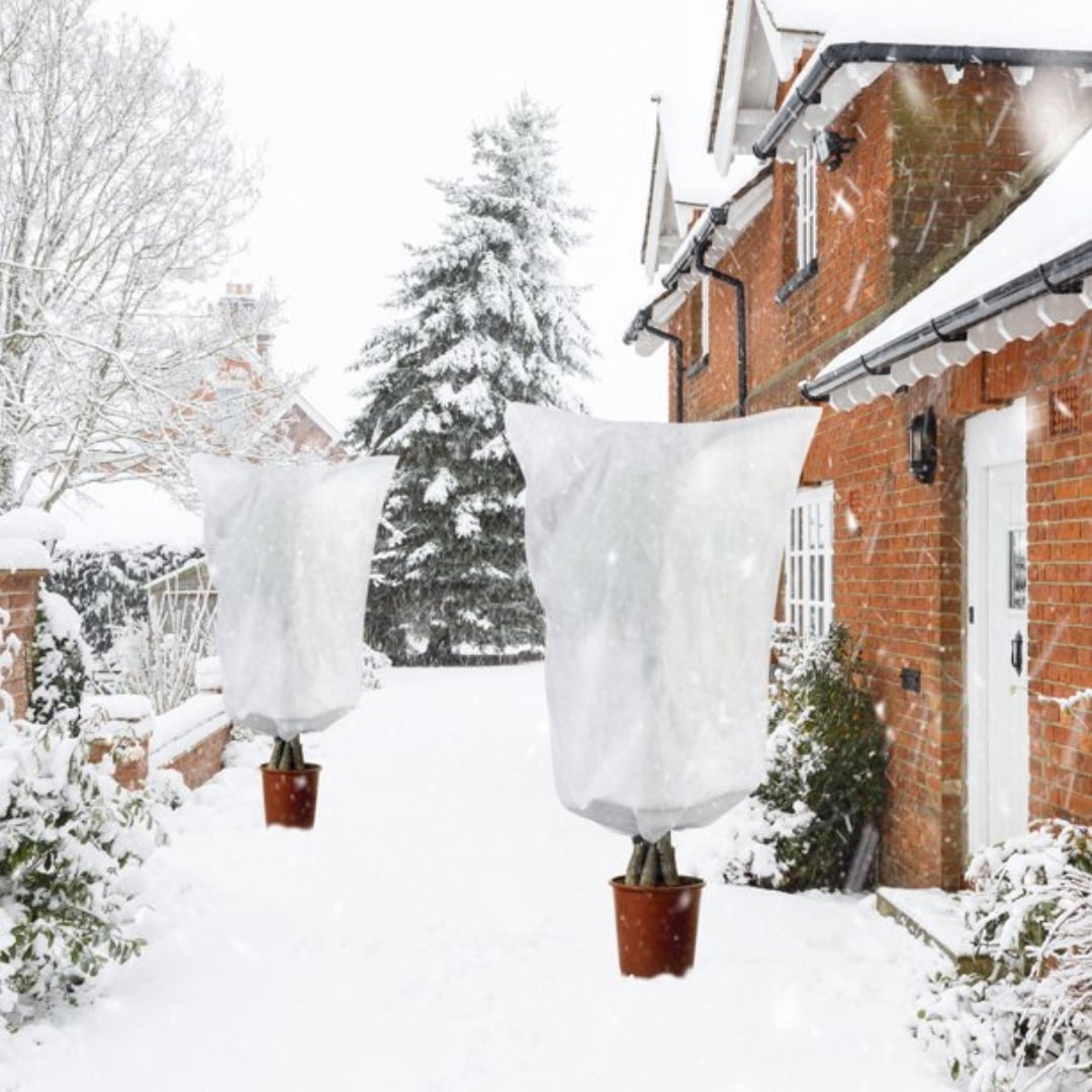 Teblint Plant Cover, 2.8oz 70"H x 47"W Frost Cloth Plant Freeze ...