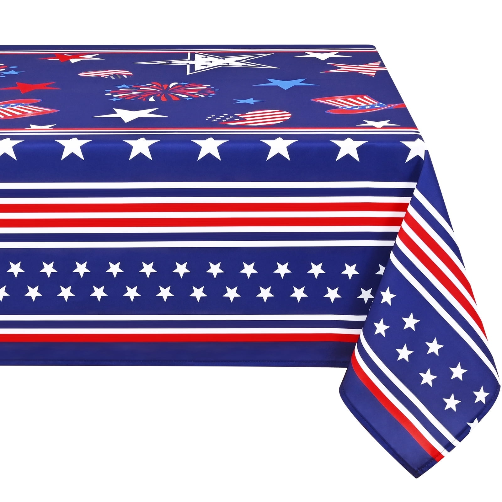 Sevenstars 4th of July Patriotic Rectangle Tablecloth Memorial Day ...