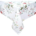 "Sevenstars Spring Floral Tablecloth, Waterproof Outdoor Square Cover ...