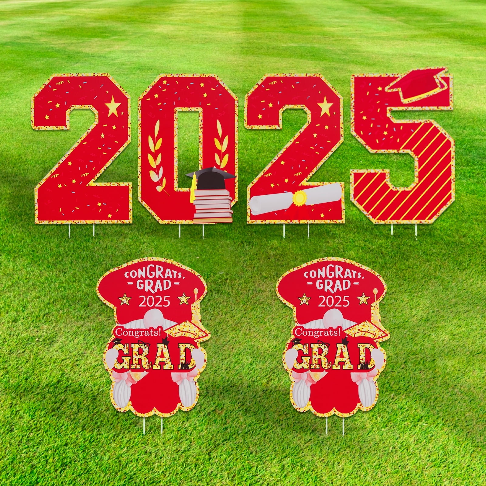 Sevenstars Graduation Decoration Class of 2025 Grad Yard Signs ...