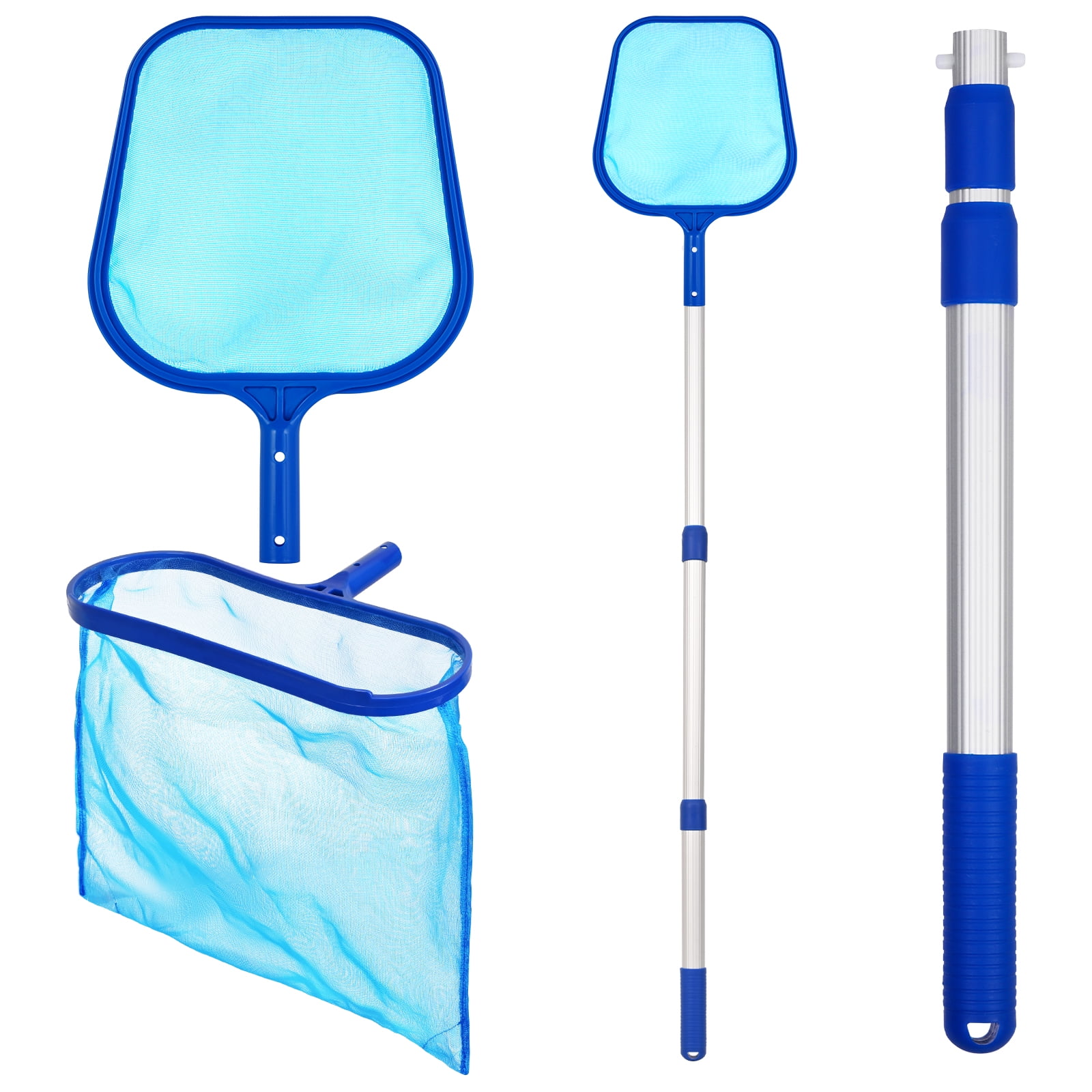 Sevenstars Professional Pool Skimmer Net with Pool Rake,Pool Supplies ...