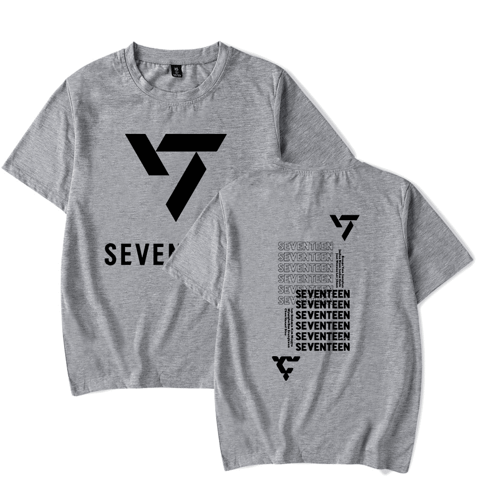 Seventeen Merch Logo T-shirt Unisex Men Women Shirt Short Sleeve Casual ...