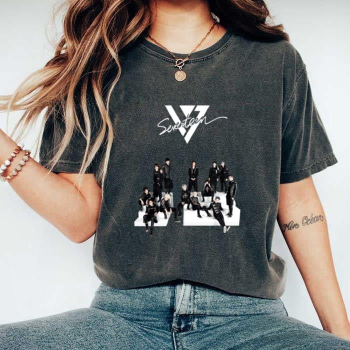 Seventeen SVT Super Dont Wanna Cry K Pop Group! Comfort Color T-Shirt ...