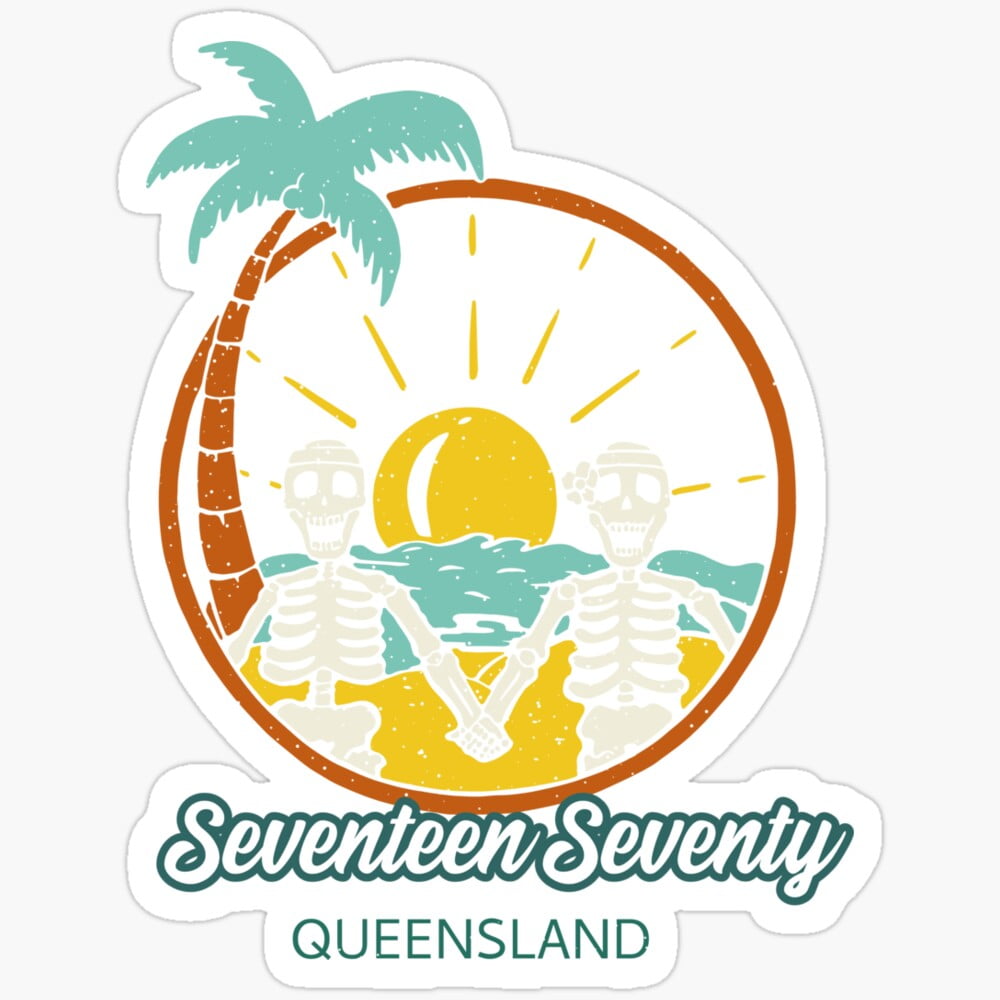 Seventeen Seventy Queensland Sticker Phone Decal Water Bottle Stickers ...