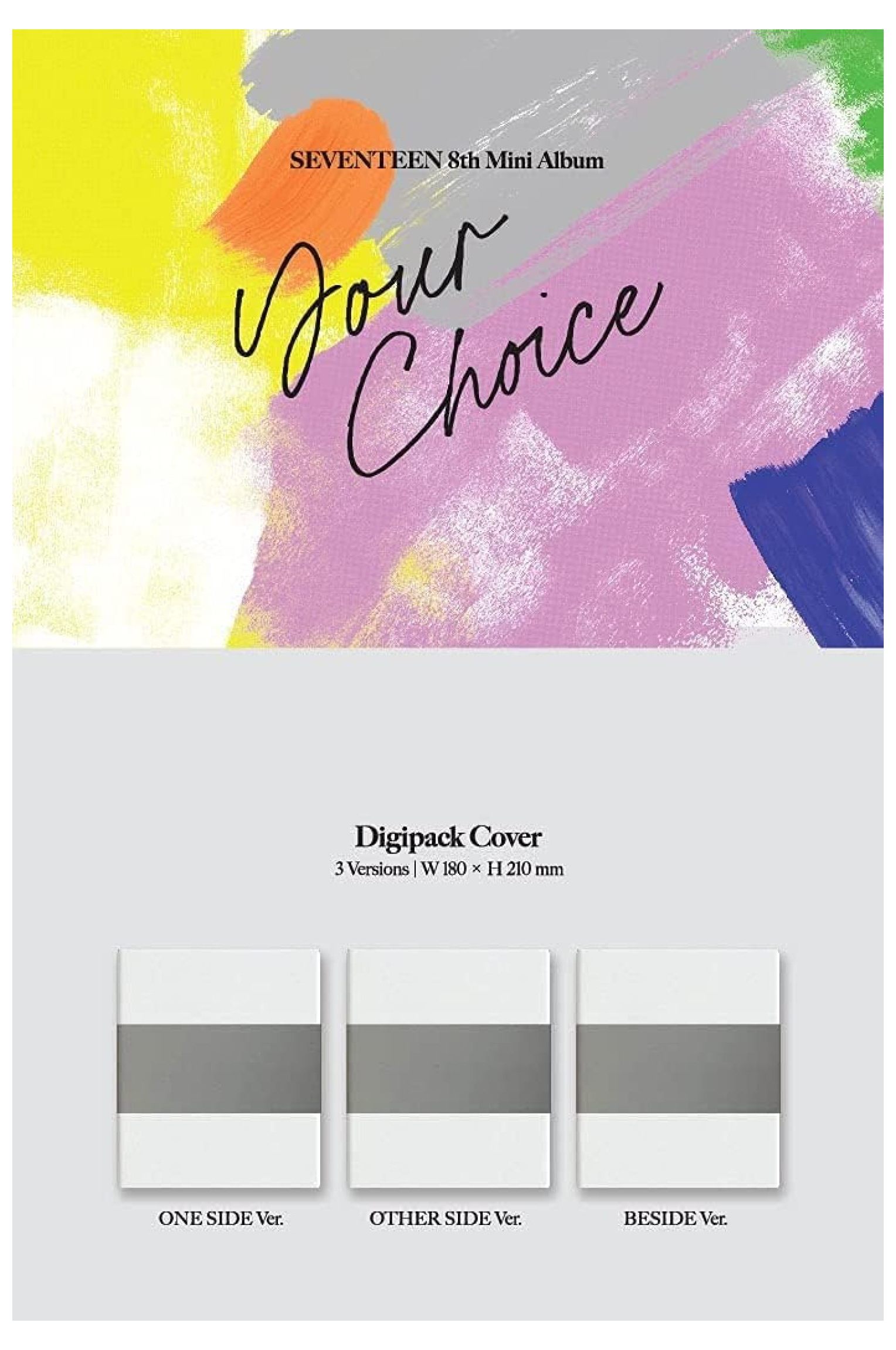 Seventeen - Your Choice (8th Mini Album) Album+Extra Photocards Set ...