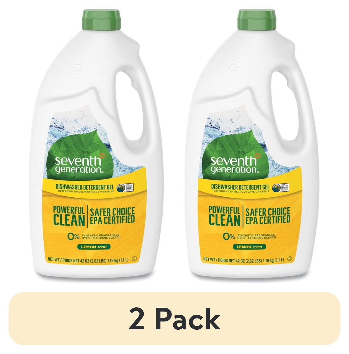 (2 pack) Seventh Generation Lemon Dishwasher Detergent Gel, 42 oz ...