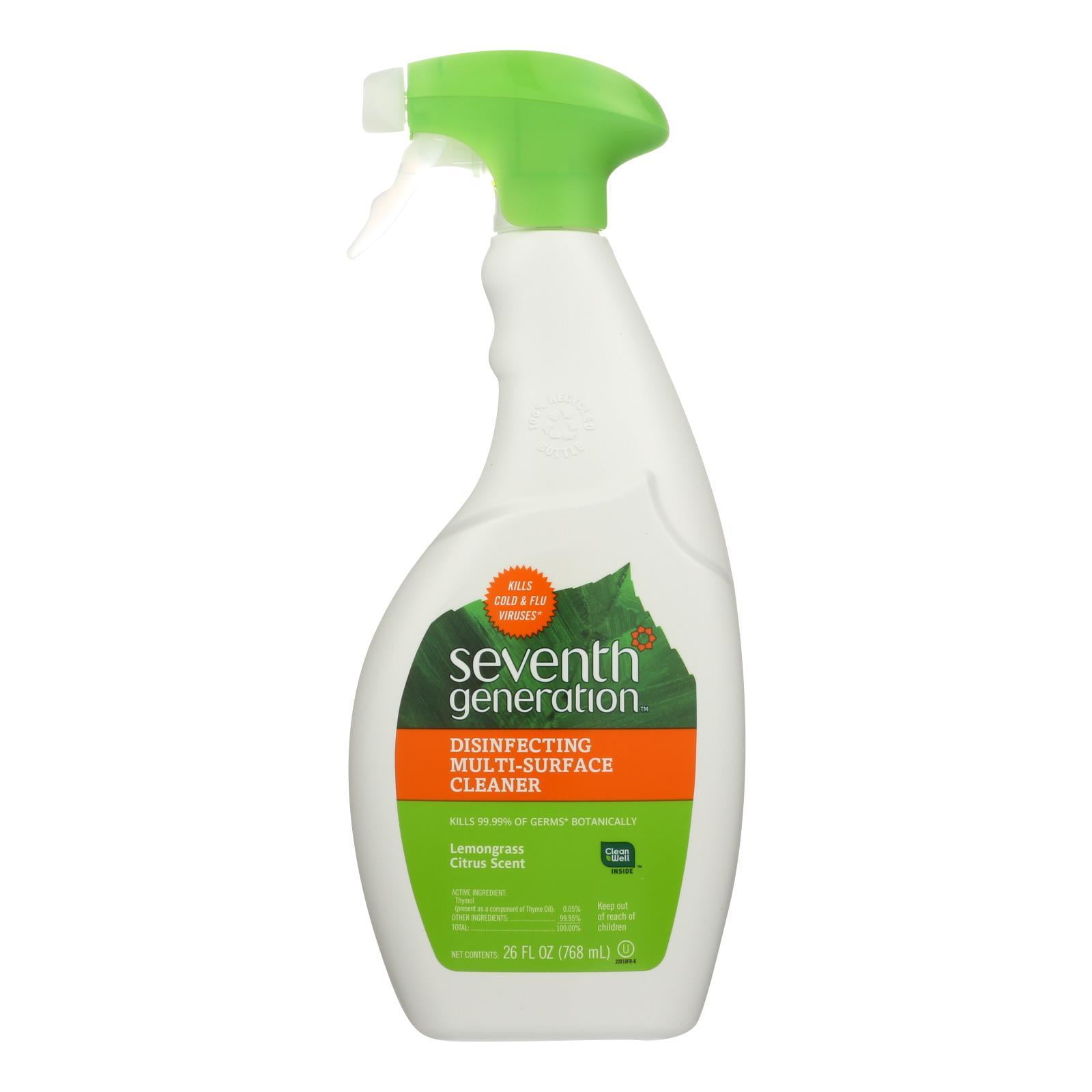 Seventh Generation All Purpose Natural Cleaner - Free and Clear - Case ...