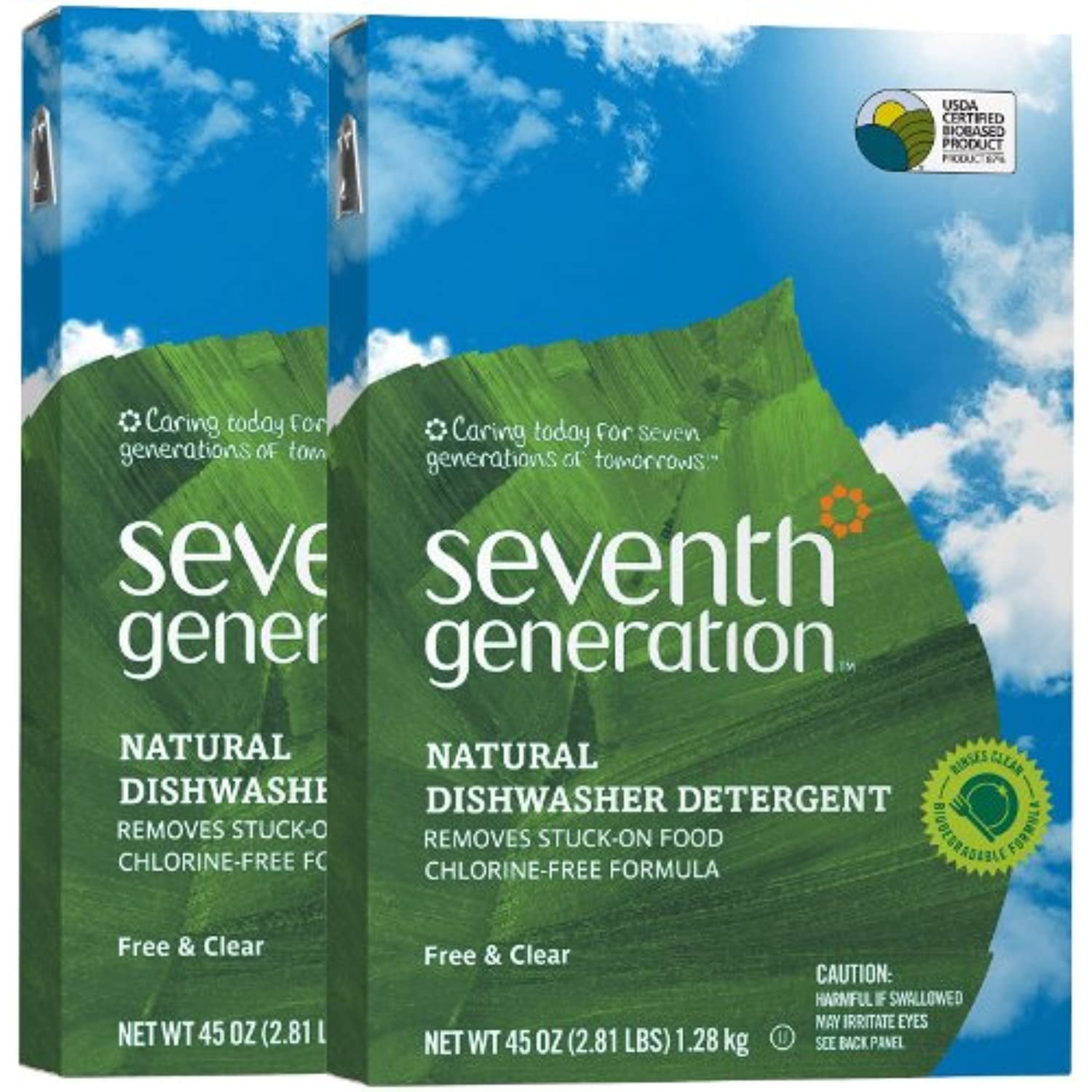 Seventh Generation Auto Dish Powder - 45 Oz - 2 Pk - Walmart.com