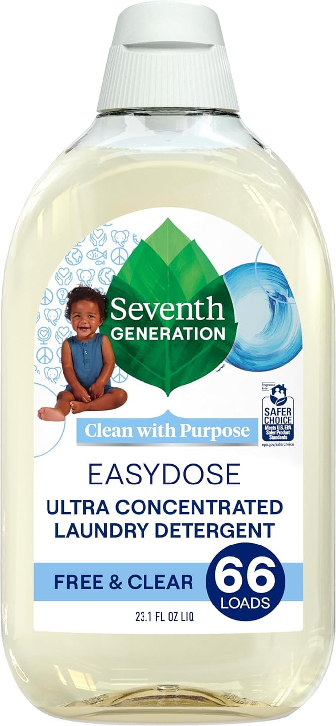 Seventh Generation Baby Easy Dose Laundry Detergent Ultra Concentrated ...