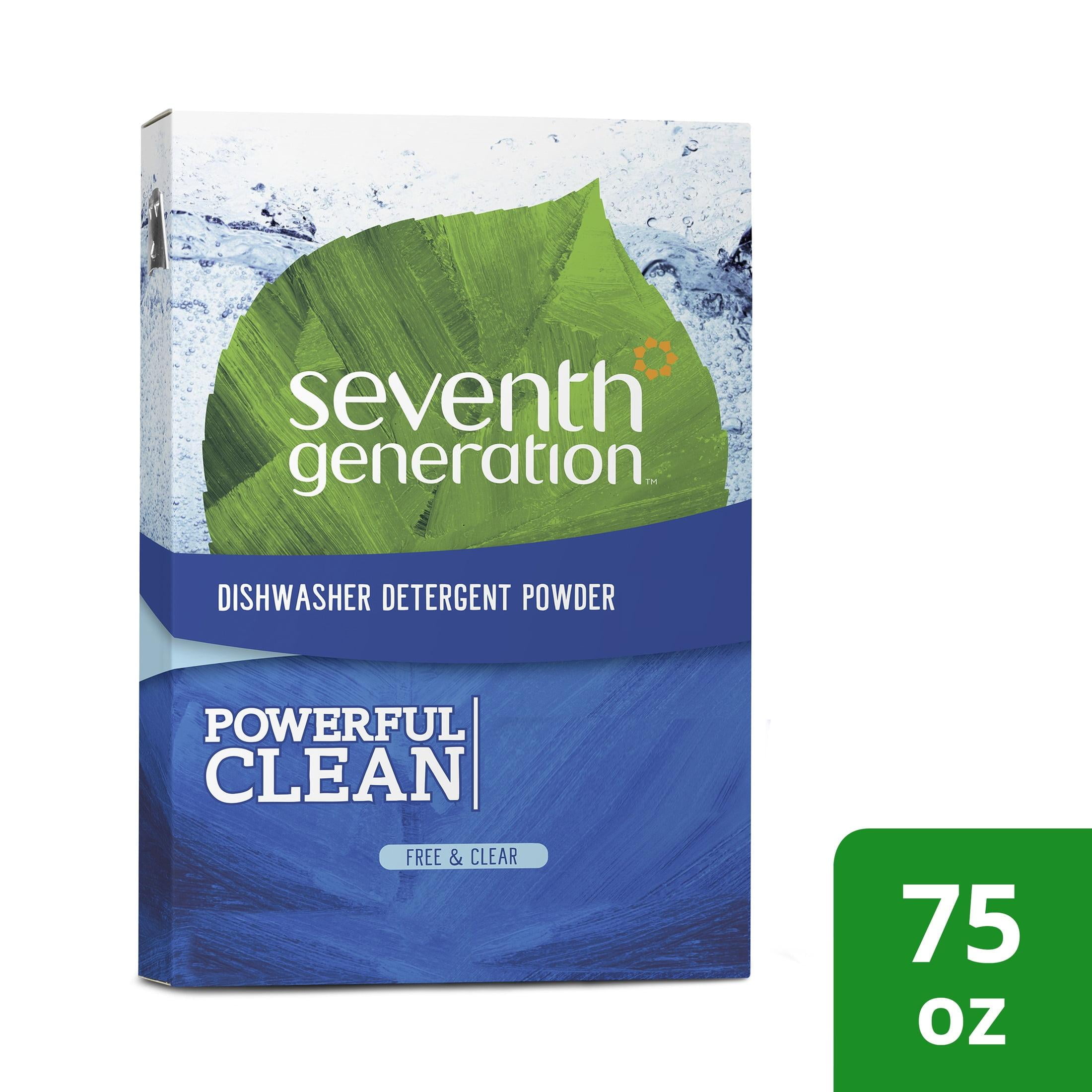 Seventh Generation Plant-Based Unscented Dishwashing Powder, 75 oz, 1 ...