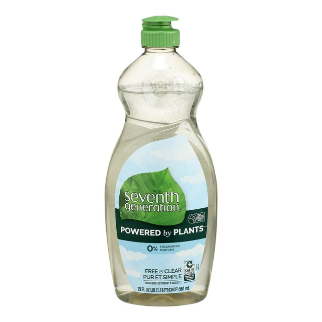 Seventh Generation - Dish Liquid Free & Clear - Case Of 6-19 Fz ...