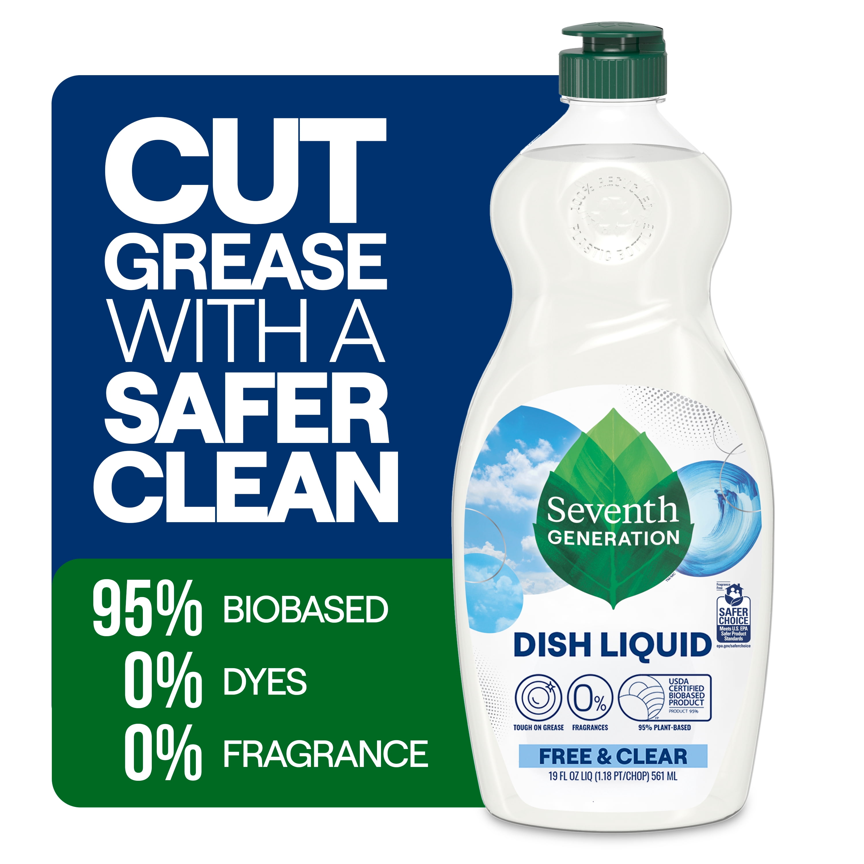 Seventh Gen Dish Soap | Gentle surface soaps - Walmart Business Supplies