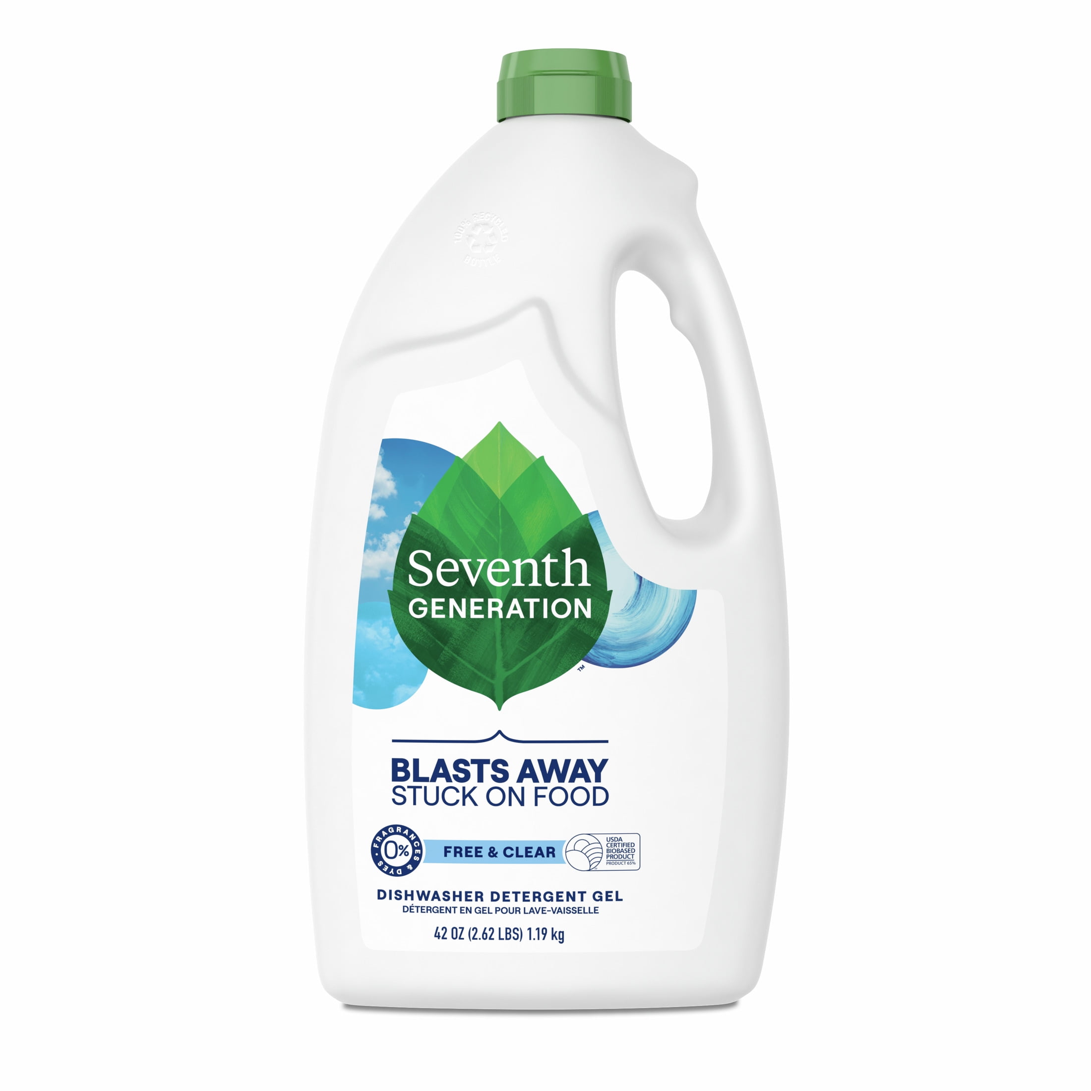 Seventh Generation Liquid Dishwasher Detergent, Free and Clear Scent ...