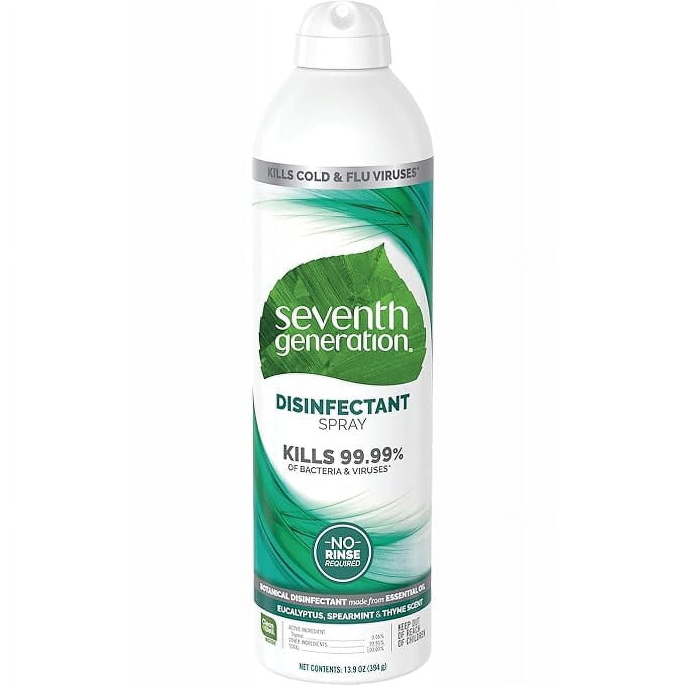 Seventh Generation Disinfecting Spray, Eucalyptus and Thyme ...