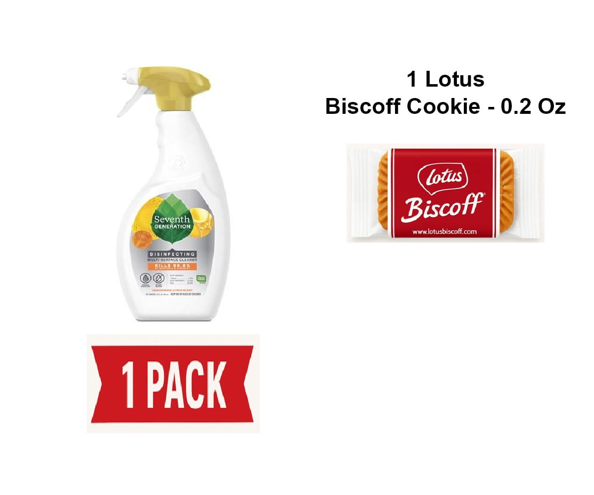 Seventh Generation Disinfecting Spray Multi Purpose Cleaner Lemongrass ...