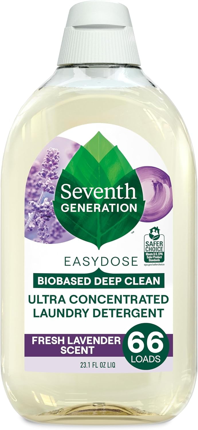 Seventh Generation EasyDose Laundry Detergent Fresh Lavender Ultra ...
